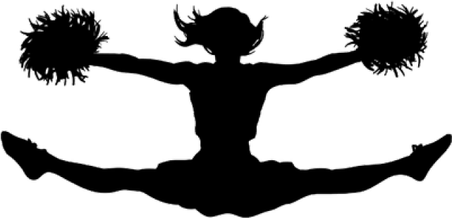 Cheerleader Clipart - Transparent Background Cheerleader Png - Large ...