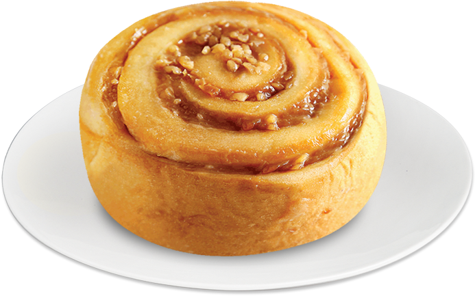 Caramel-swirl1 - Cinnamon Roll Clipart - Large Size Png Image - PikPng