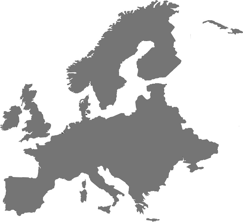 1 - 3 Million - Red Map Of Europe Clipart - Large Size Png Image - PikPng