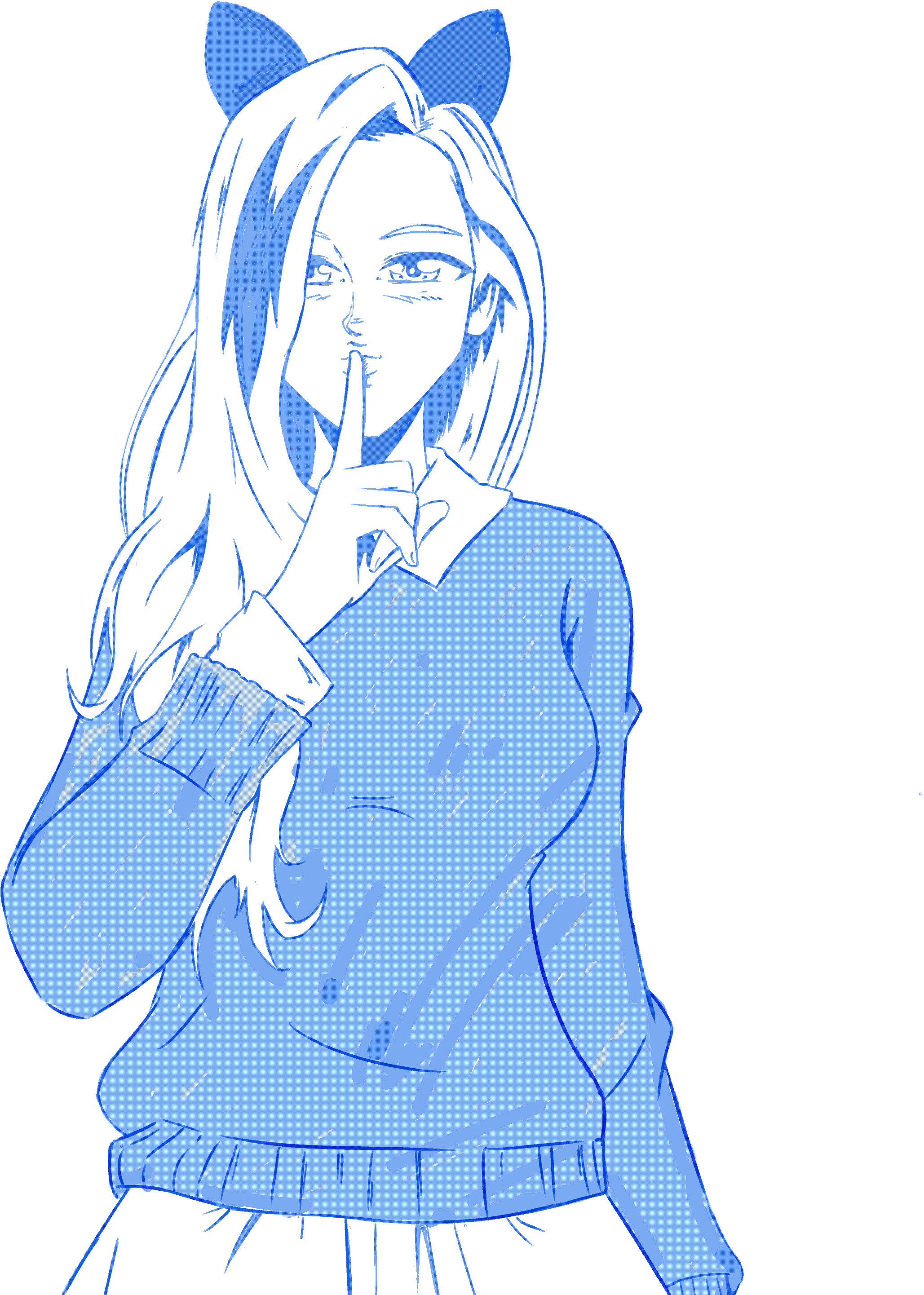 Mangafy Example Sketch-type - Cartoon Clipart - Large Size Png Image ...