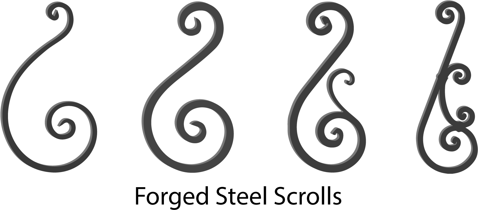 Wrought Iron Scrolls, Forged Steel Scrolls - Forged Steel Scrolls ...