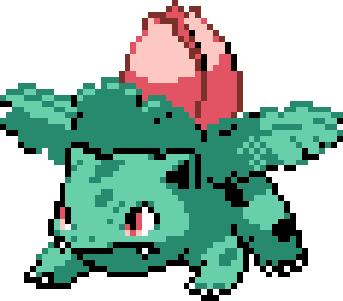Ivysaur Pixel Art Pokemon Ivysaur Clipart Large Size Png Image Pikpng