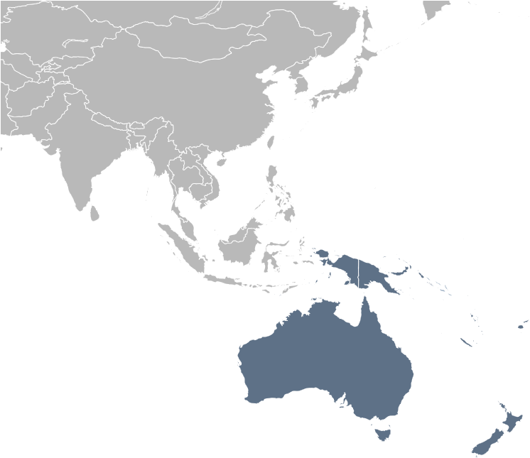 Asia Pacific Map Vector Clipart - Large Size Png Image - PikPng