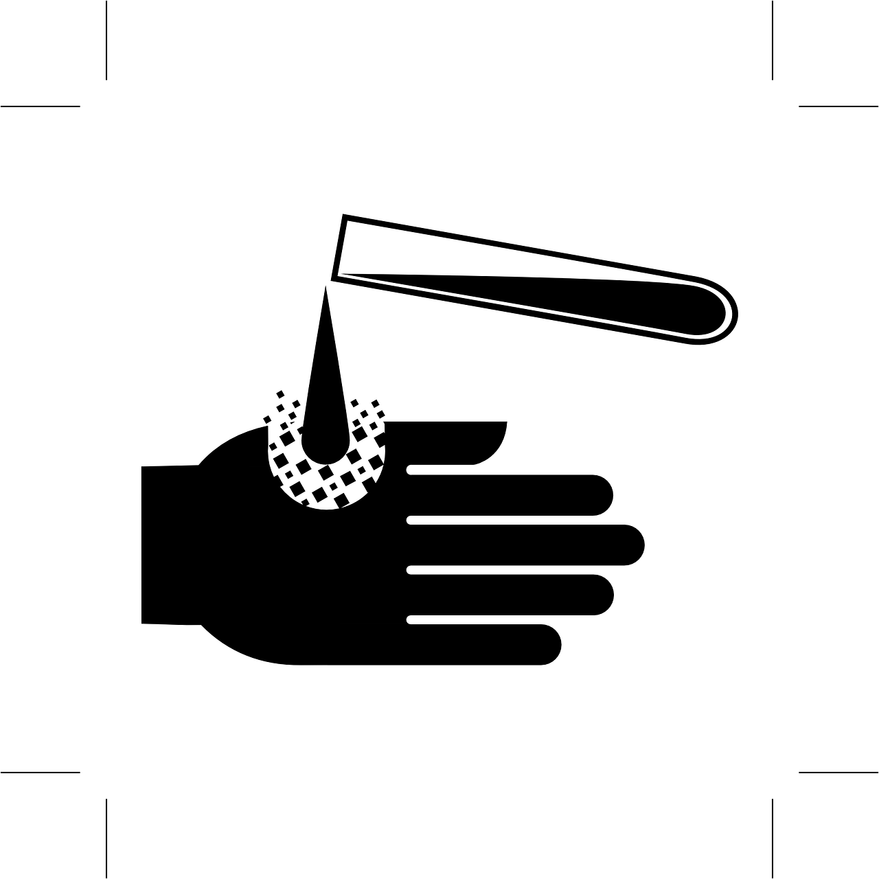 Corrosive Acid Burn Hand Png Image - Chemical Burn Hazard Clipart ...