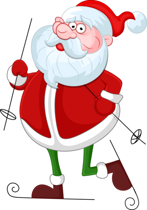 Xmas, Santa Clipart - Santa Claus Body Drawing - Png Download - Large ...