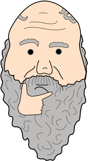 Socrates Messages Sticker-5 - Illustration Clipart - Large Size Png ...