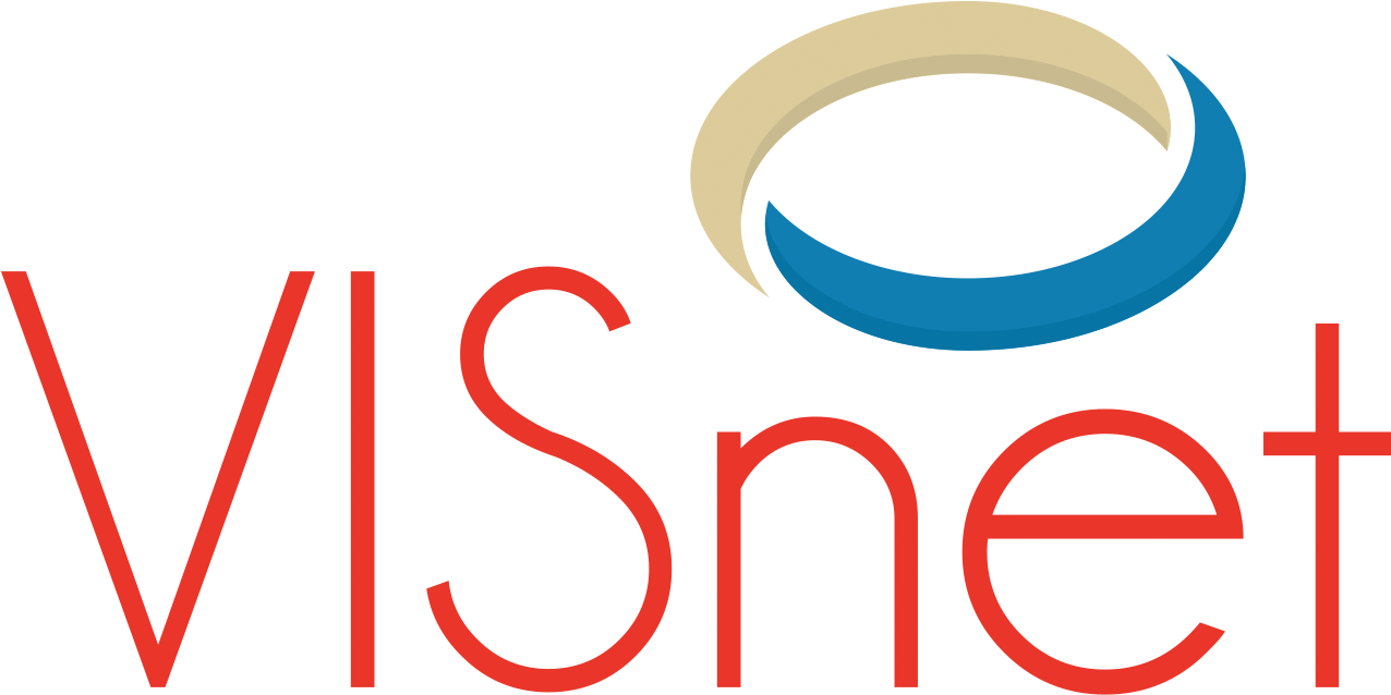 Visnet Logo Notagline Color Over Transparent - Circle Clipart - Large ...