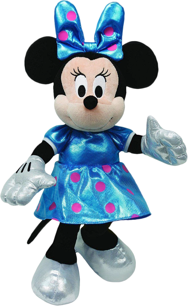 Disney - Minnie Azul Pelucia Clipart - Large Size Png Image - PikPng