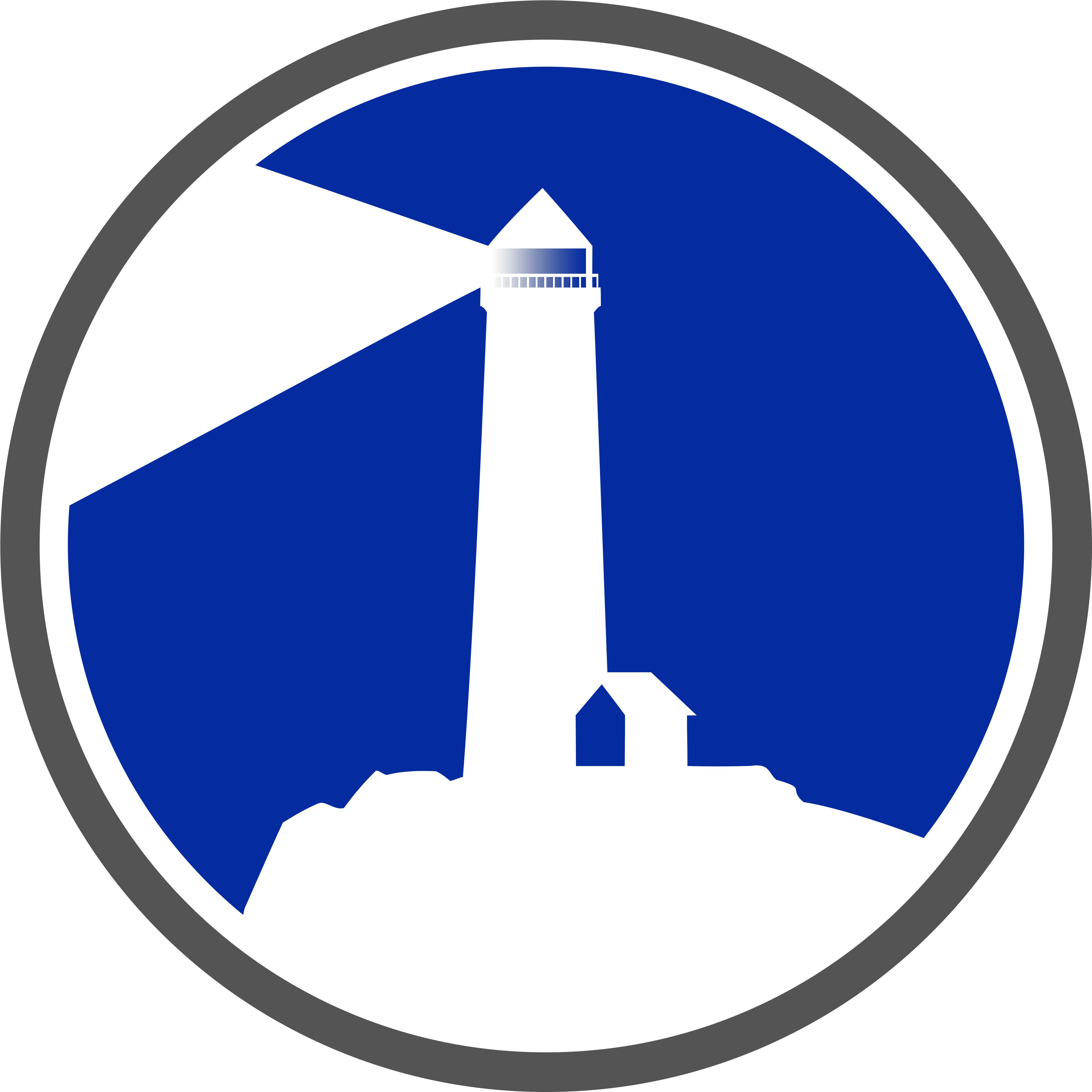 Blue Lighthouse Logo Clipart - Large Size Png Image - PikPng