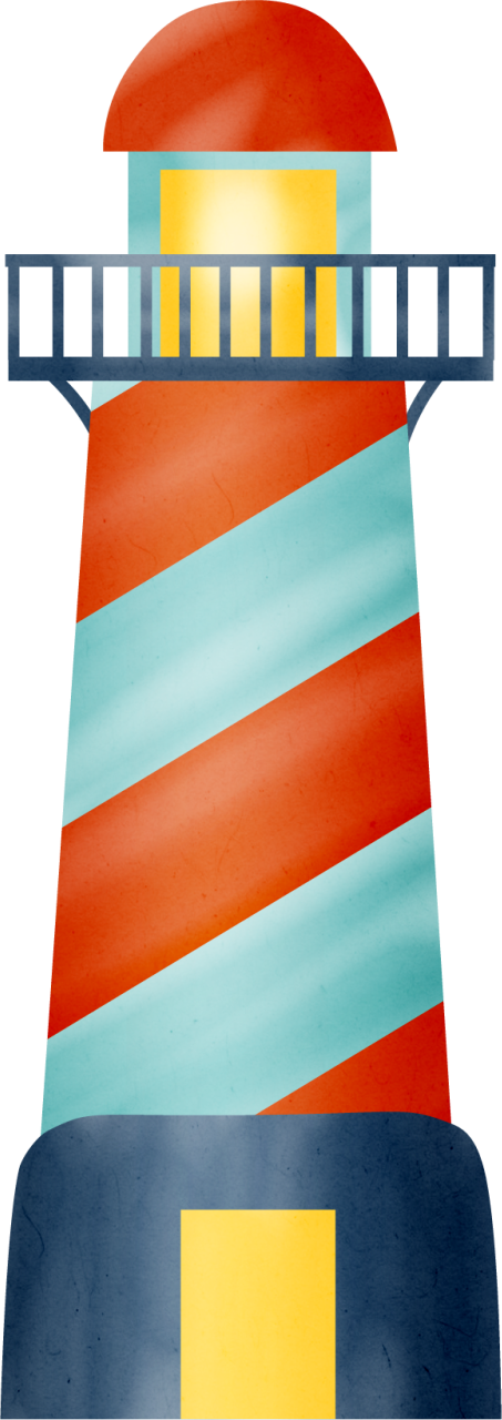 Nautical Lighthouse Clipart - Png Download - Large Size Png Image - PikPng