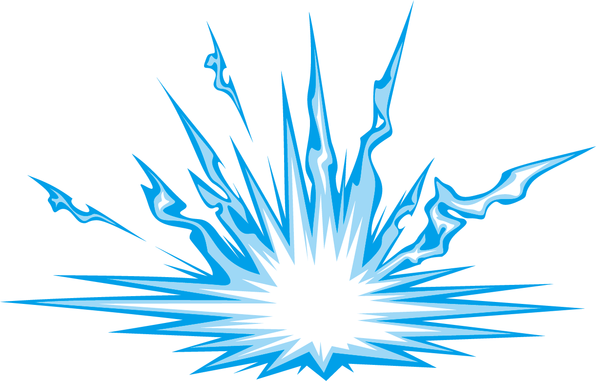 Blue Explosion Png - Illustration Clipart - Large Size Png Image - PikPng