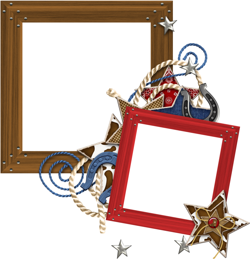 Cowgirl Clipart Frame - Cowboy Frame Transparent Png - Large Size Png ...