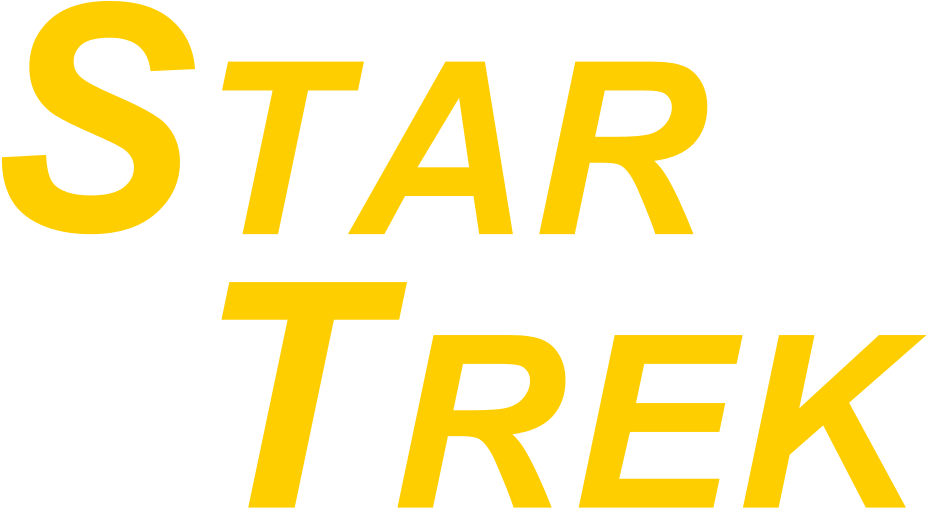 Star Trek Text Logo - Tan Clipart - Large Size Png Image - PikPng