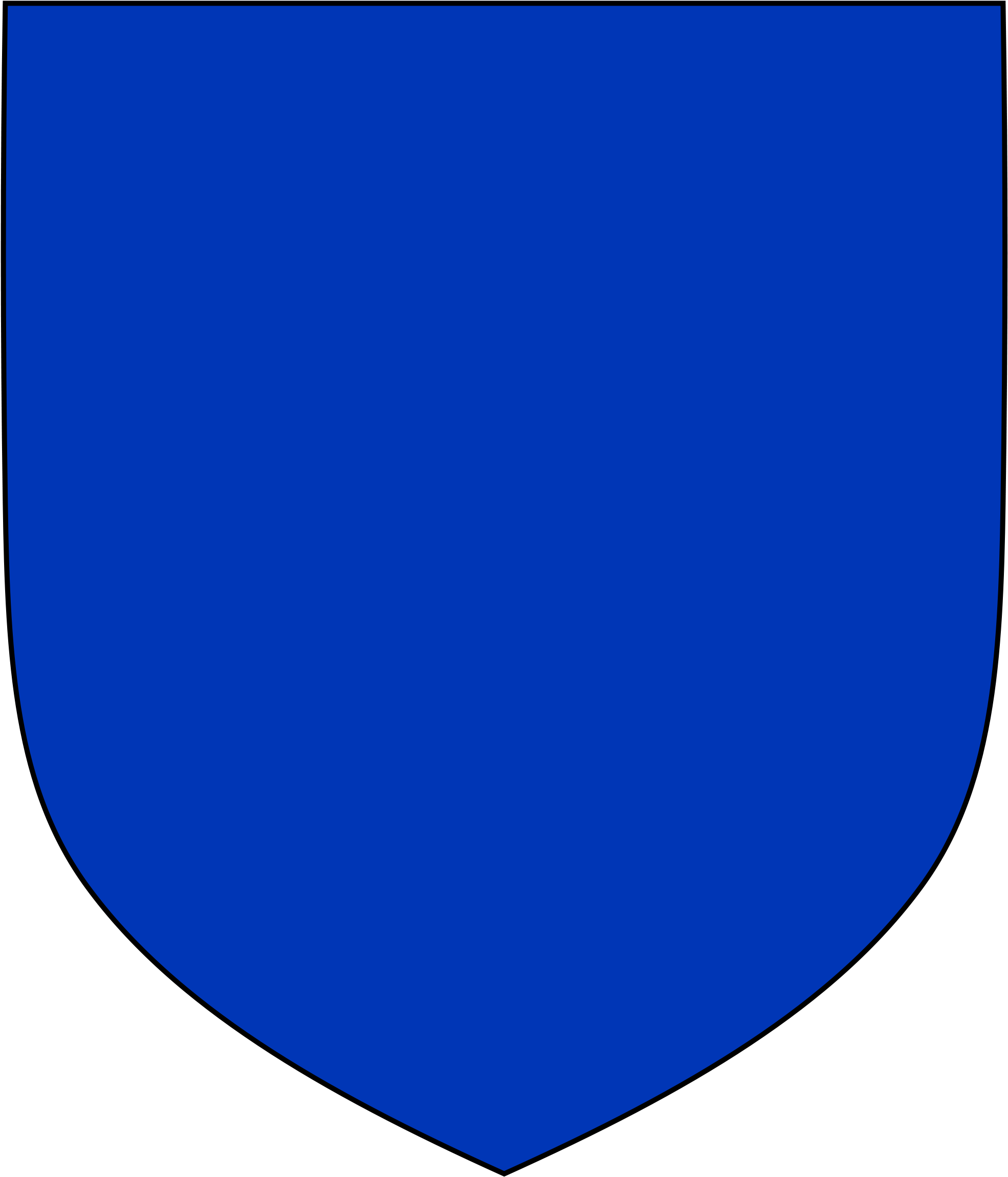 File Azure Heraldic - Yellow Heraldic Shield Clipart - Large Size Png ...