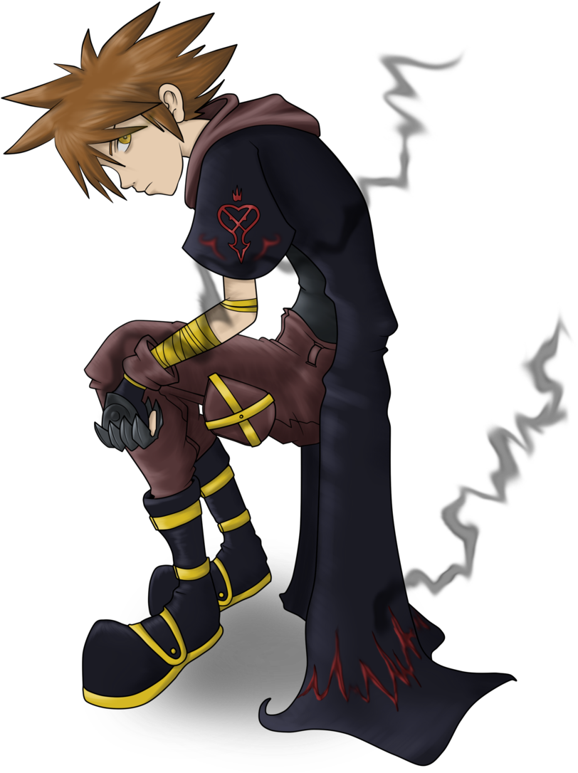 Sora Drawing Heartless - Cartoon Clipart - Large Size Png Image - PikPng