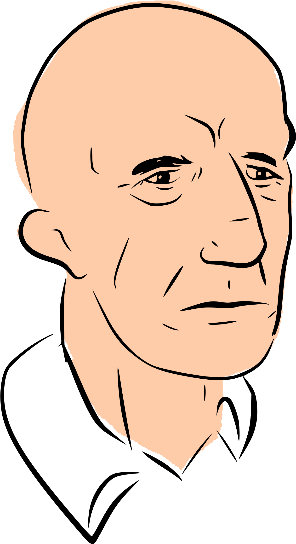 Bald Head,bald - Bald Man Clipart Png Transparent Png - Large Size Png ...