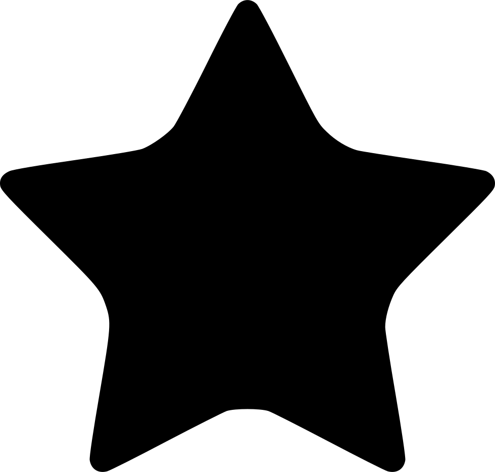 Star Round Comments - Black Star Silhouette Clipart - Large Size Png ...