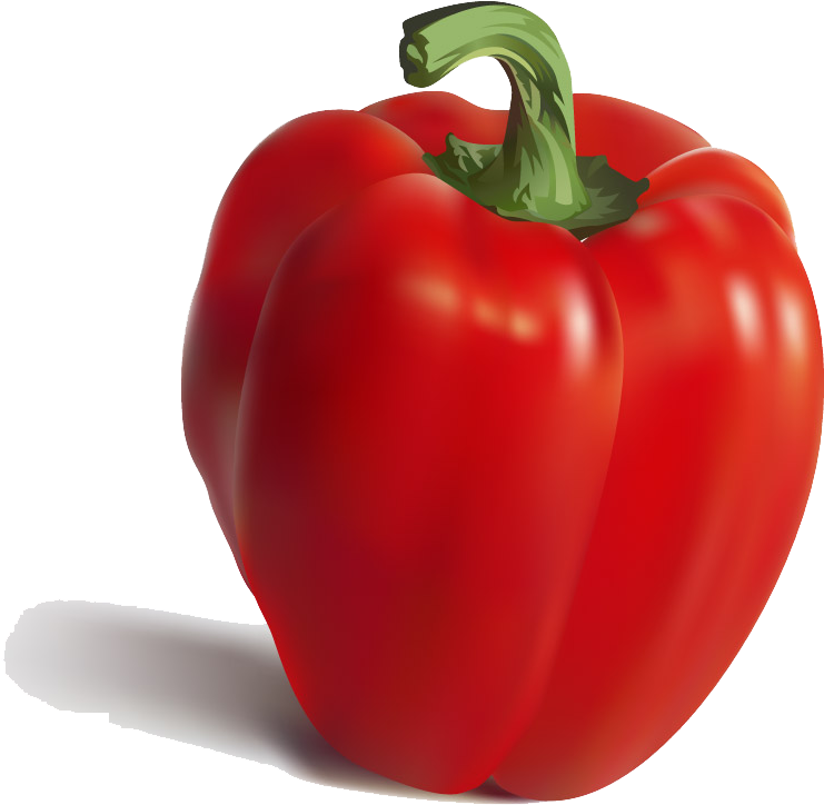 Reb Bell Pepper Png - Red Pepper Clipart - Large Size Png Image - PikPng