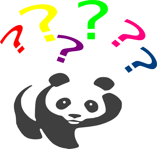Questioning Clip Art - Question Panda Clipart - Png Download - Large ...