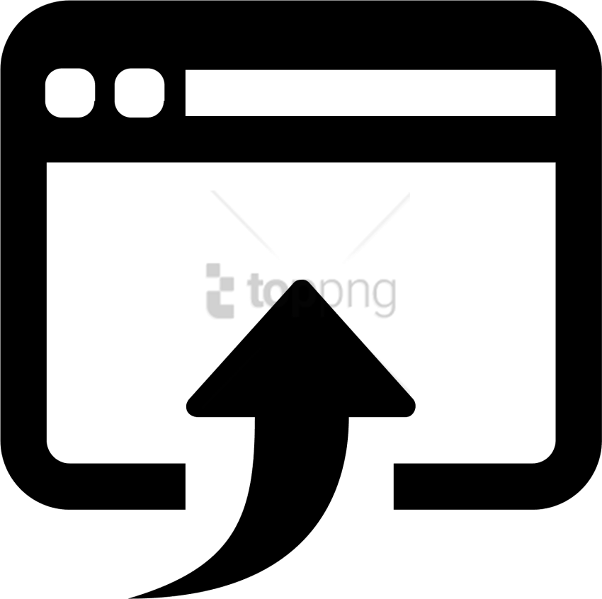 Download Free Png Open In Browser Icon - Open In Browser Icon Clipart ...