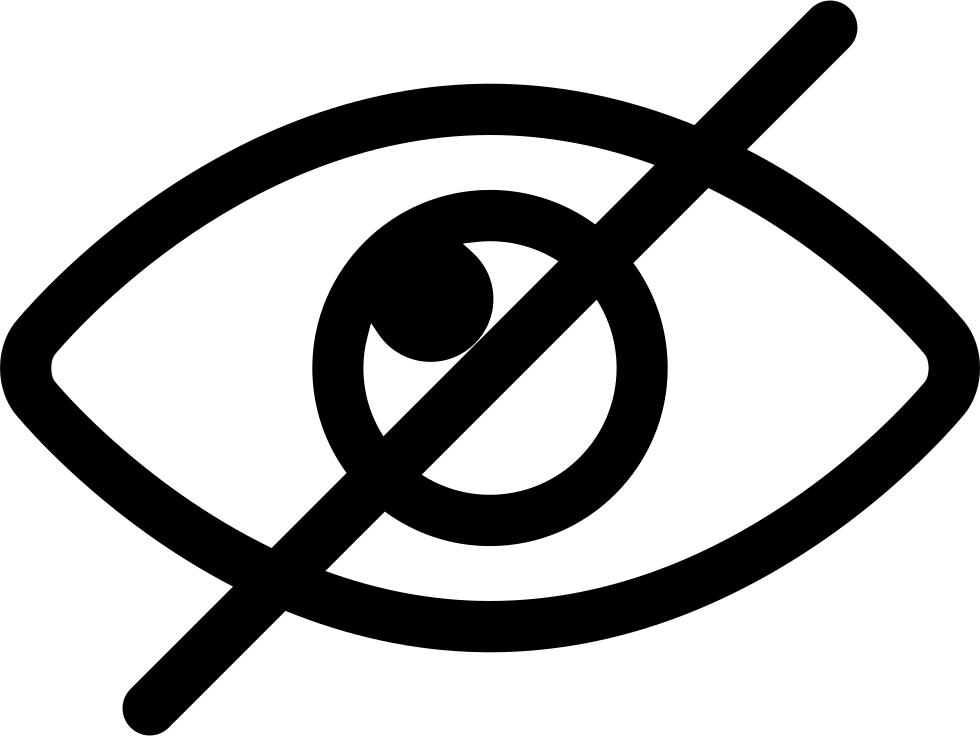 Do Not Display The Password Comments - Concealment Icon Clipart - Large ...