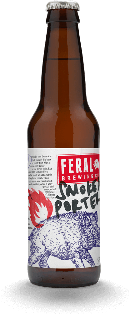 Smoked Porter - Feral Brewing Hop Hog Clipart - Large Size Png Image ...