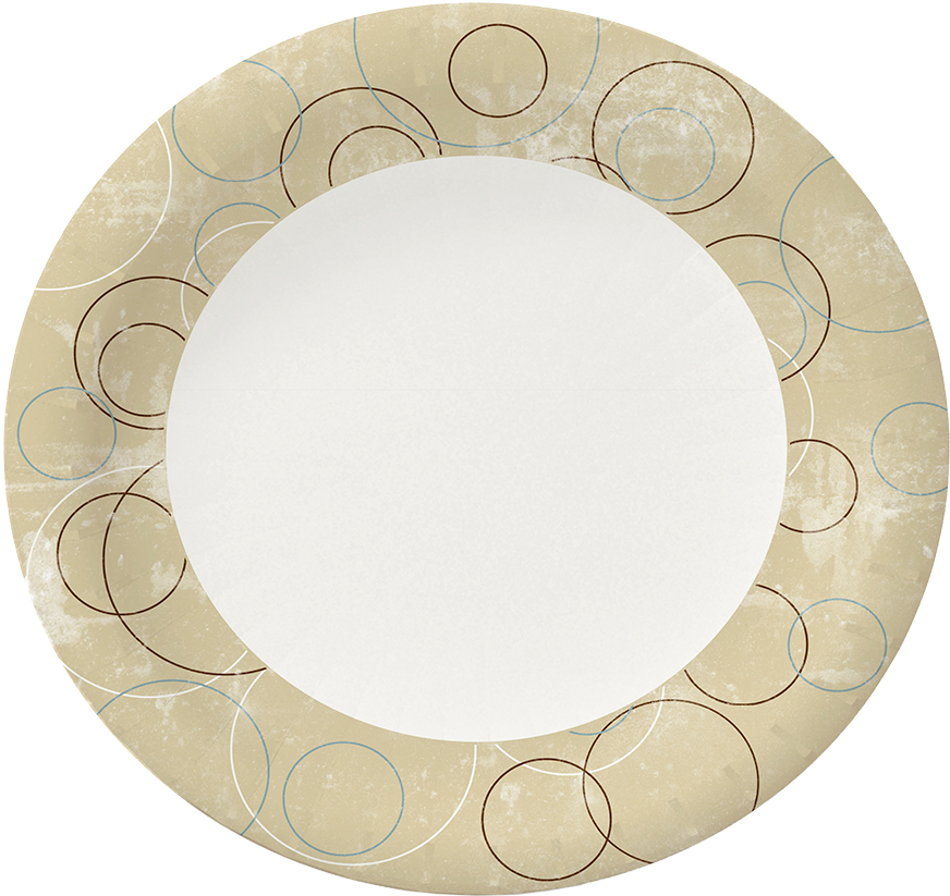 Paper Plates - Circle Clipart - Large Size Png Image - PikPng