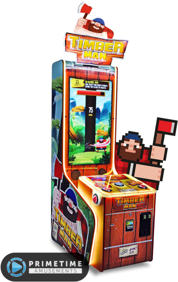 Download Timber Mancabinet - Timberman Arcade Clipart Png Download - PikPng