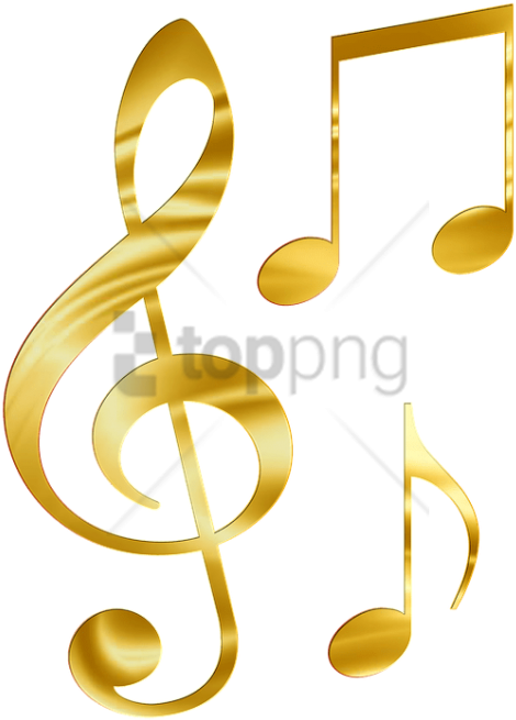 Free Png Colorful Music Note Png Png Image With Transparent - Gold ...