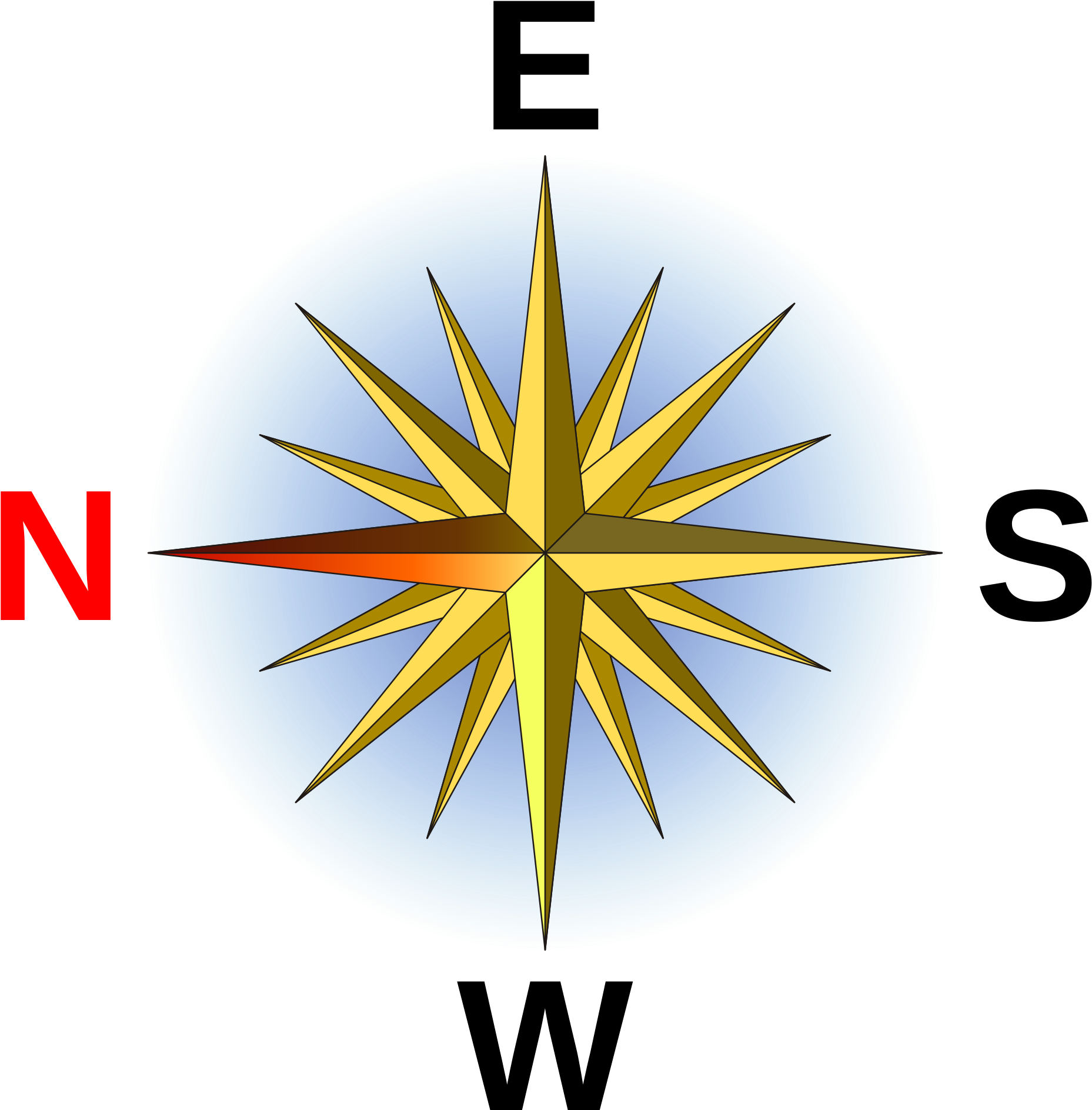 Compass Rose Clipart 9, Buy Clip Art - Cool Compass Rose Designs - Png ...