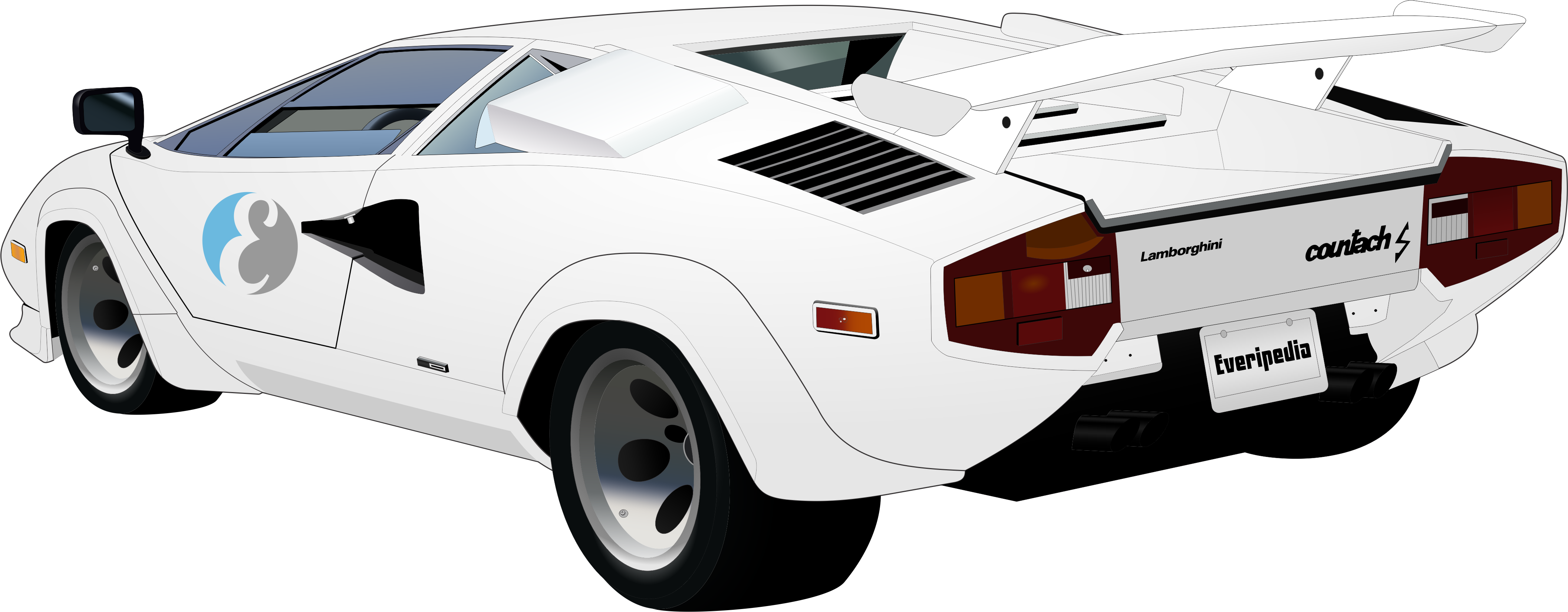Download A Lambo﻿ - Lamborghini Countach Clipart Png Download - PikPng