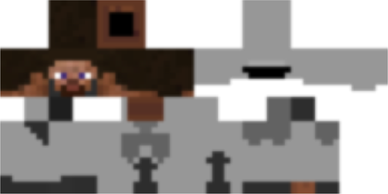 Minecraft Skin Template Clipart - Large Size Png Image - PikPng