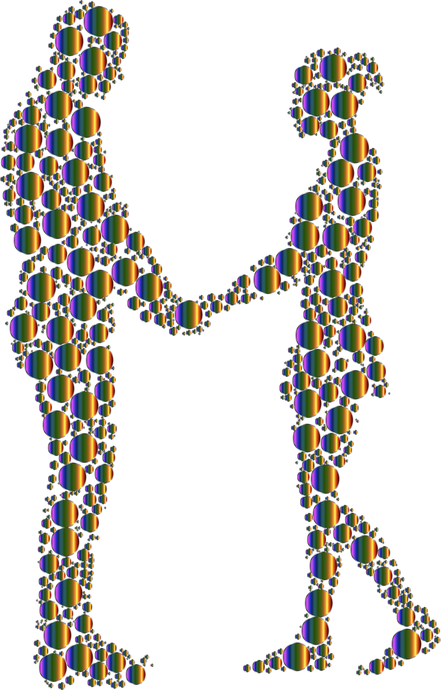 Holding Hands Silhouette Computer Icons Love Couple - Couples Holding ...