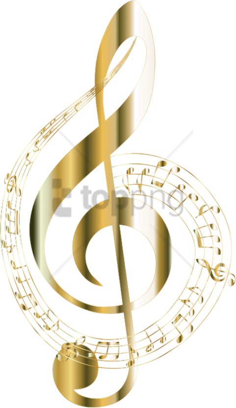 Free Png Gold Music Notes Png Png Image With Transparent - Gold Music ...