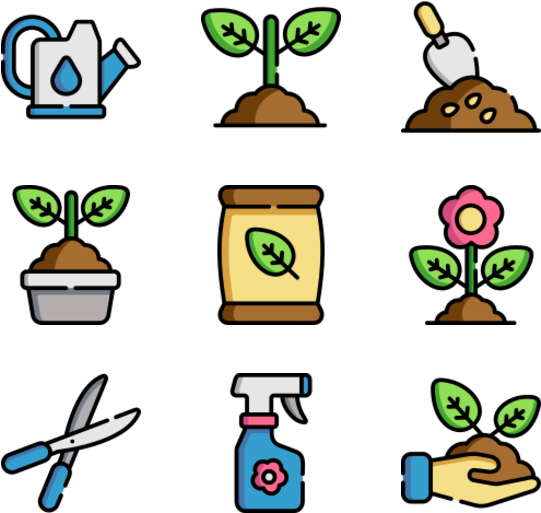 Gardening - Earth Day Icon Png Clipart - Large Size Png Image - PikPng