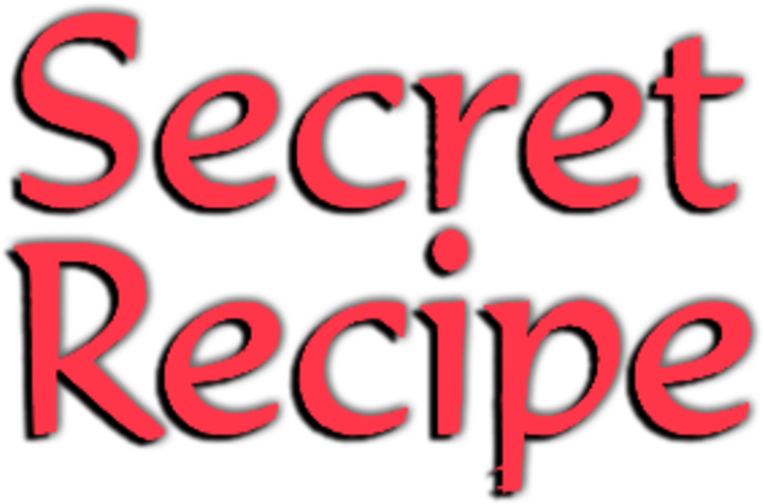 Secret Recipe Png - Graphic Design Clipart - Large Size Png Image - PikPng