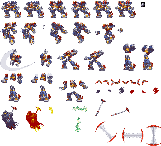 Sigma From Megaman X4 For The Playstation - Megaman X4 Sigma Sprites ...