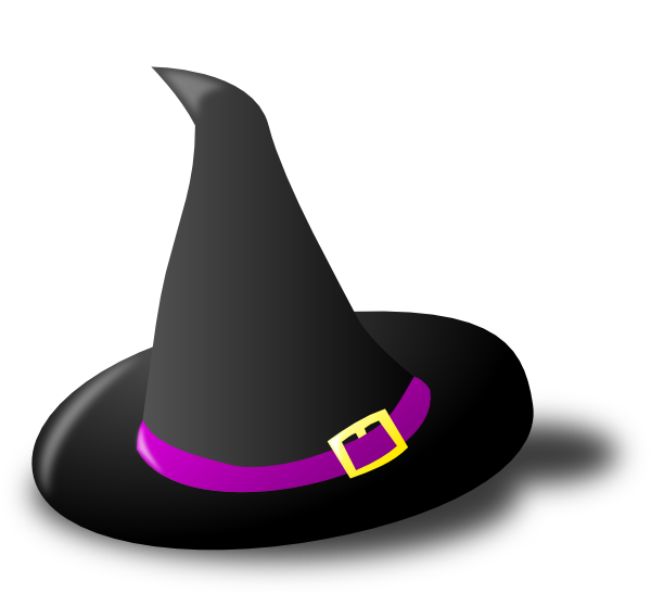 600 X 546 5 - Halloween Witch Hat Png Clipart - Large Size Png Image ...