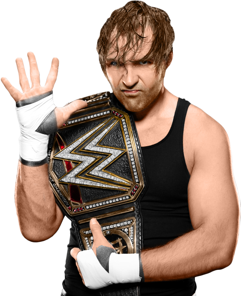 Dean Ambrose Wwe Champion Png Clipart - Large Size Png Image - PikPng