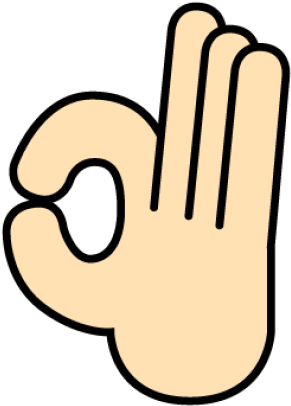 Ok Clipart Ok Hand - Png Download - Large Size Png Image - PikPng