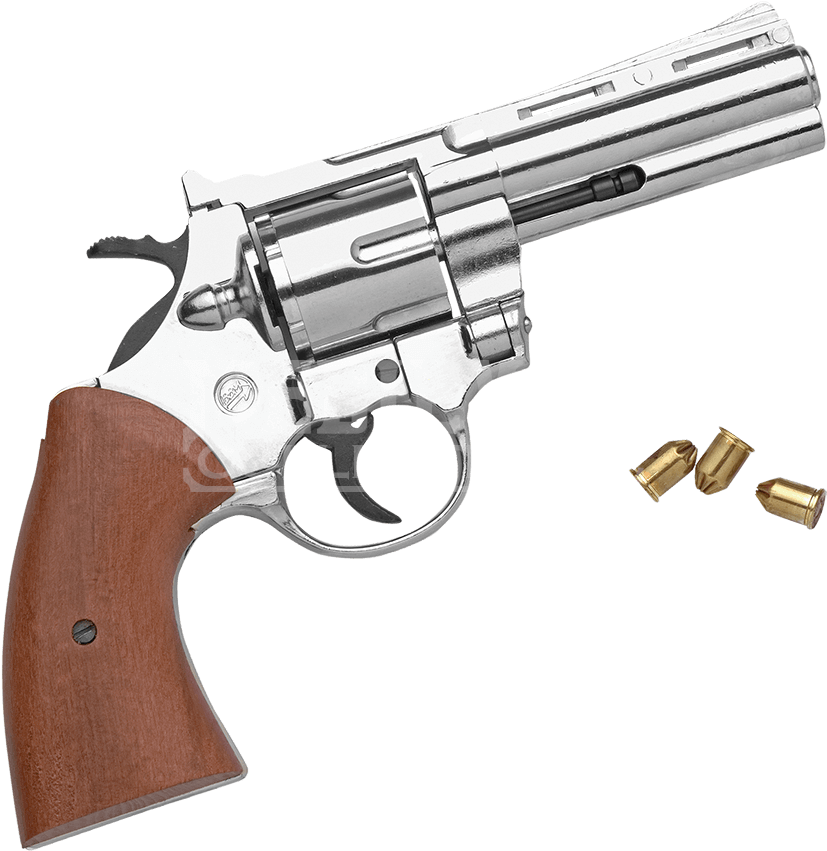 Blank Firing - Dark Knight Revolver Clipart - Large Size Png Image - PikPng