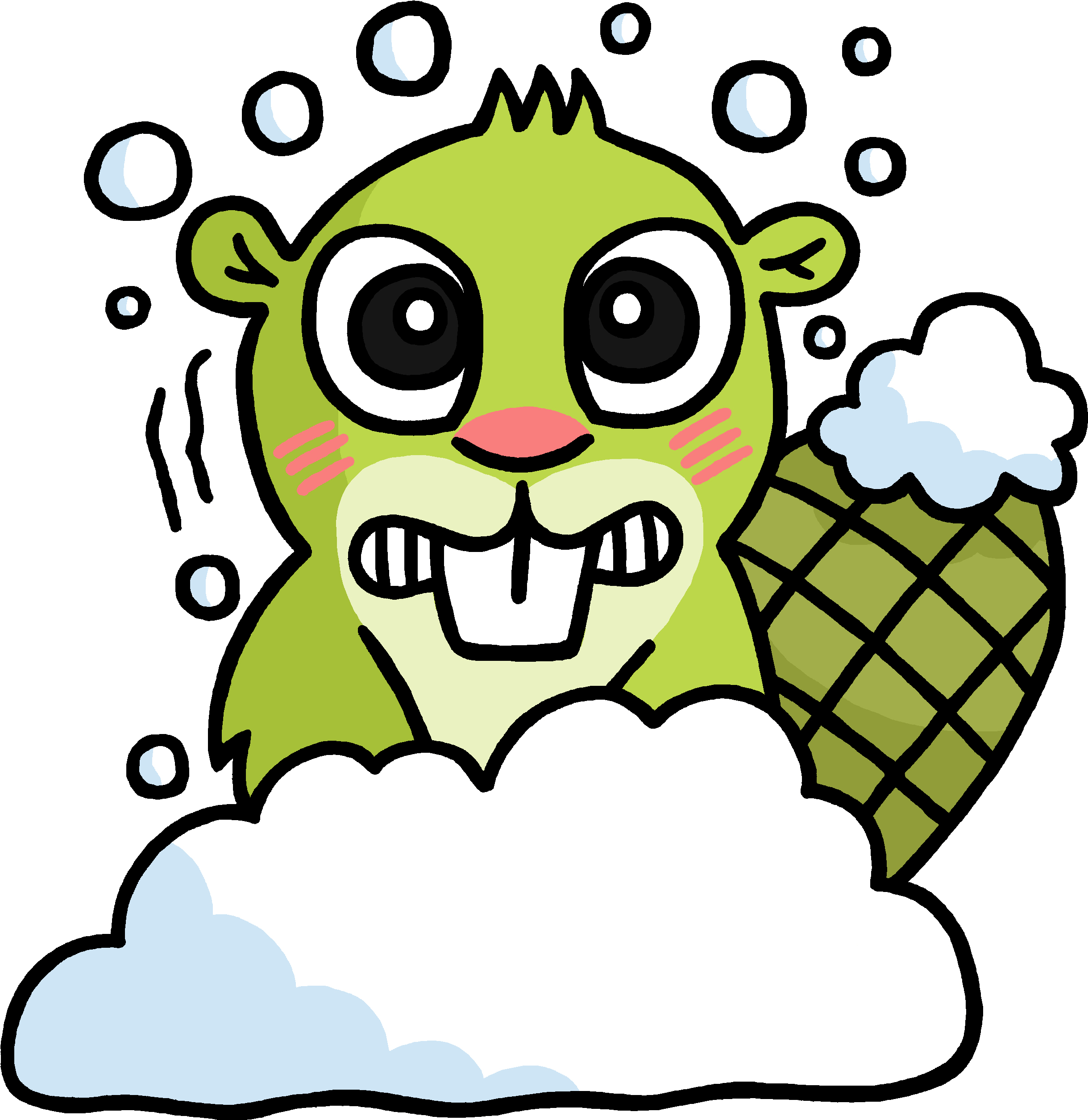 Download - Angry Beaver Emoji Transparent Clipart - Large Size Png ...