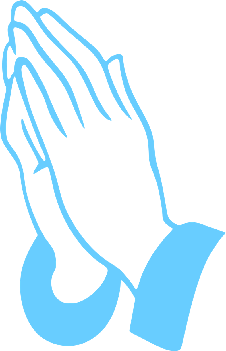 Praying Hands, Prayer, Religion, Blue, Area Png Image - Praying Hands ...