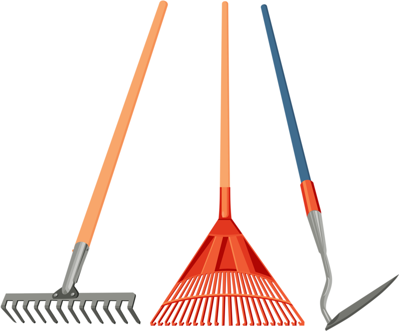 Rake Cartoons Png , Png Download - Herramientas Jardinero Clipart ...