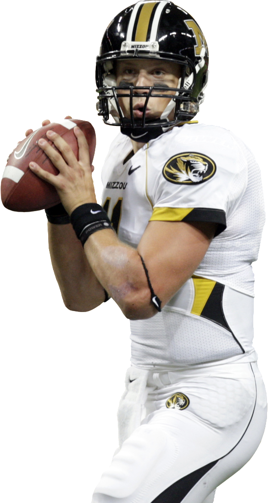 Blaine Gabbert Mizzou Clipart - Large Size Png Image - PikPng