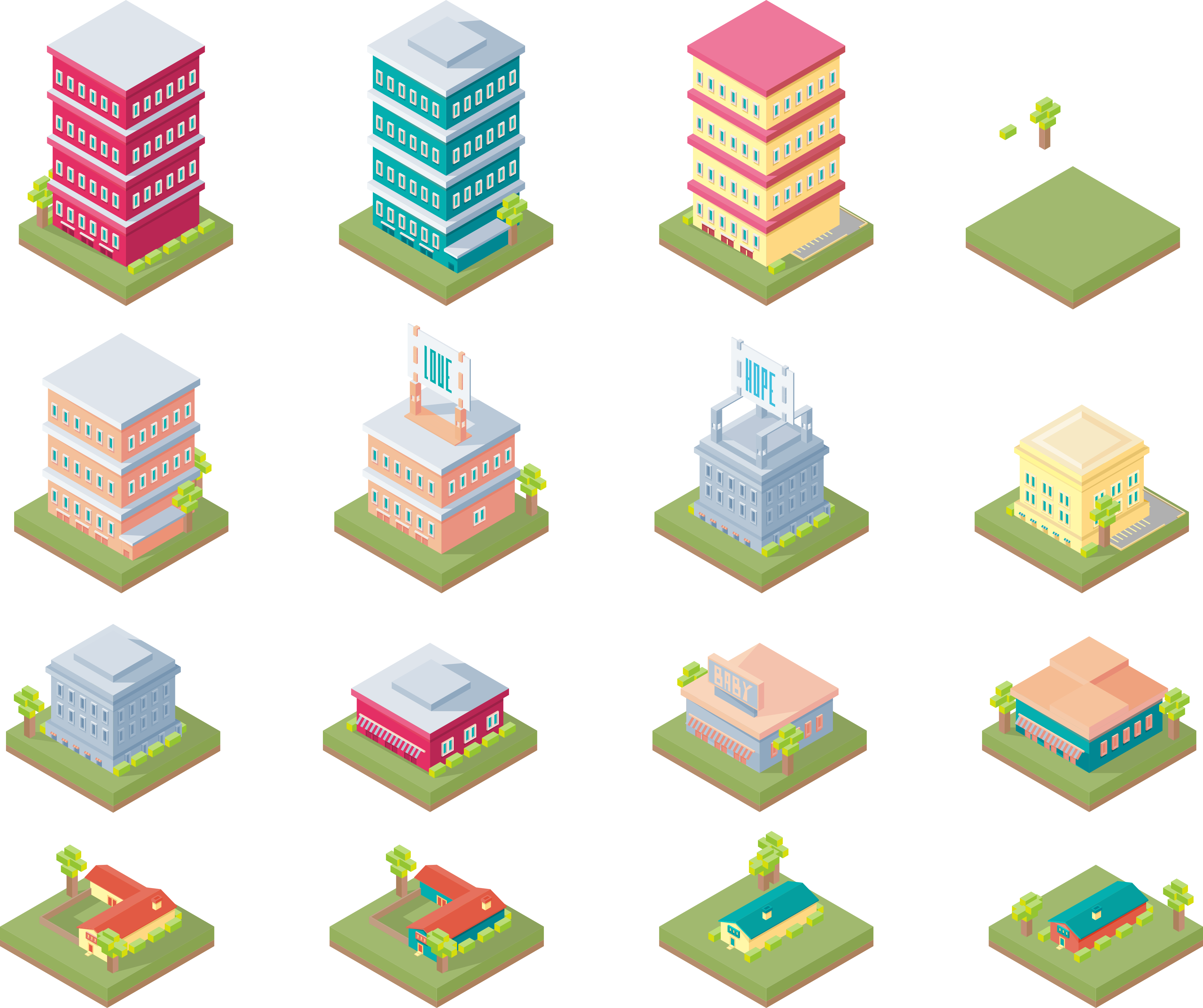 Buildingsspritesheet Clipart - Large Size Png Image - PikPng