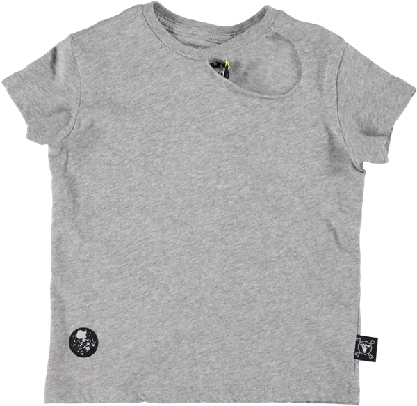 Picture Of Ripped T- Shirt Grey - Active Shirt Clipart - Large Size Png ...