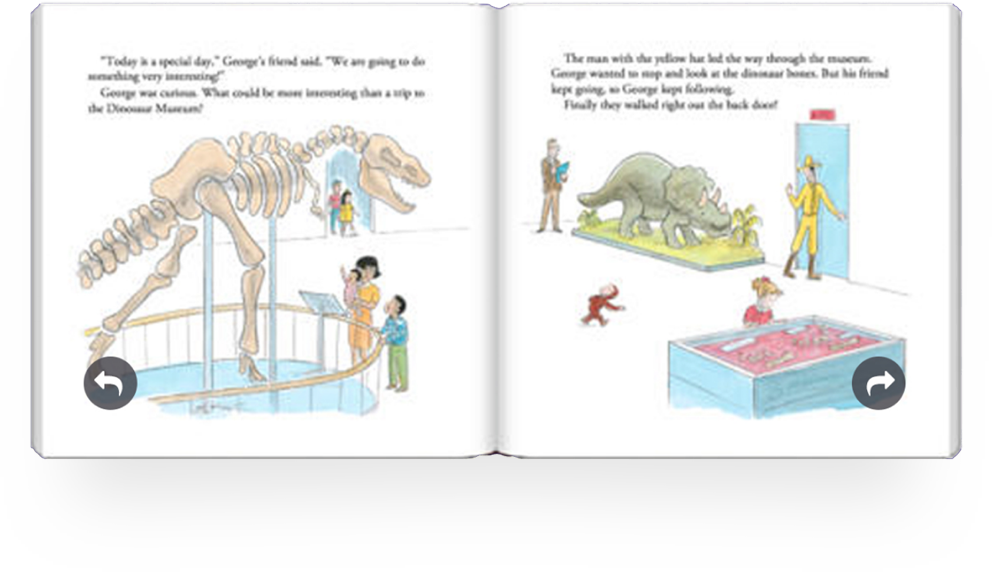 Curious George's Dinosaur Discovery - Cartoon Clipart - Large Size Png ...