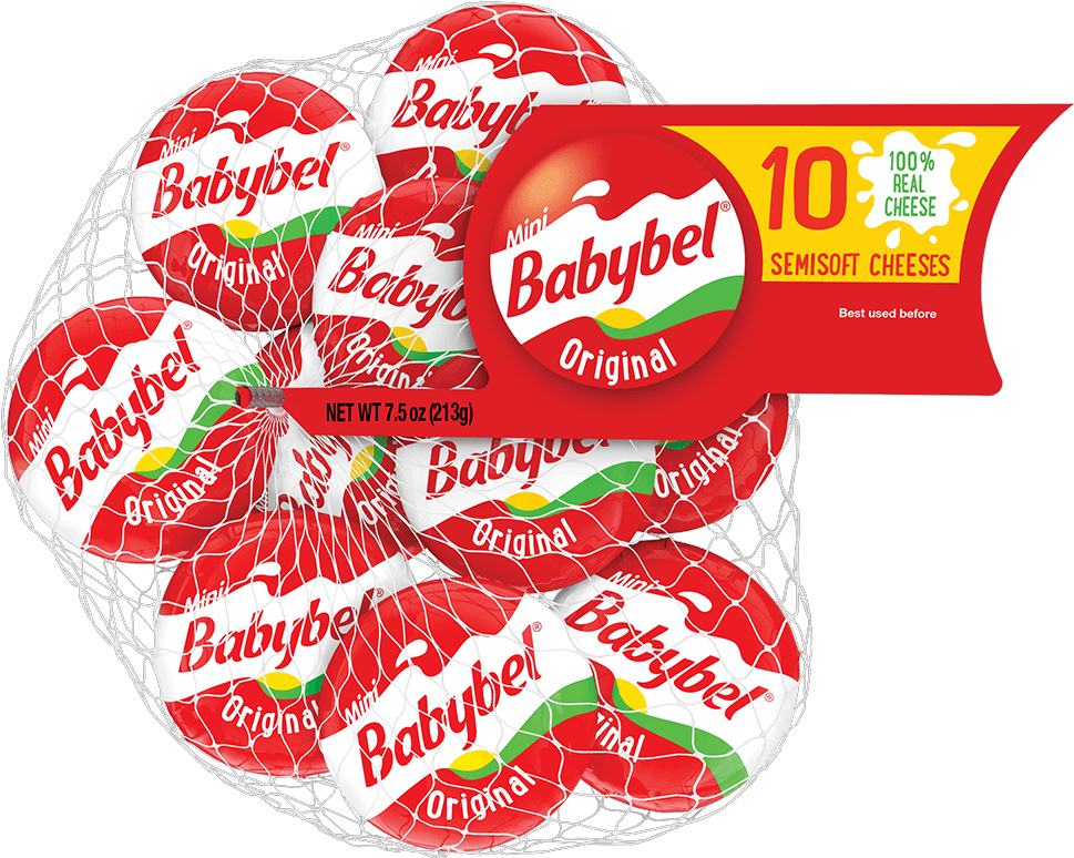 Mini Babybel® Cheese - Babybel 10ct Clipart - Large Size Png Image - PikPng