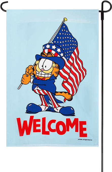 Patriotic Garfield Clipart Large Size Png Image Pikpng